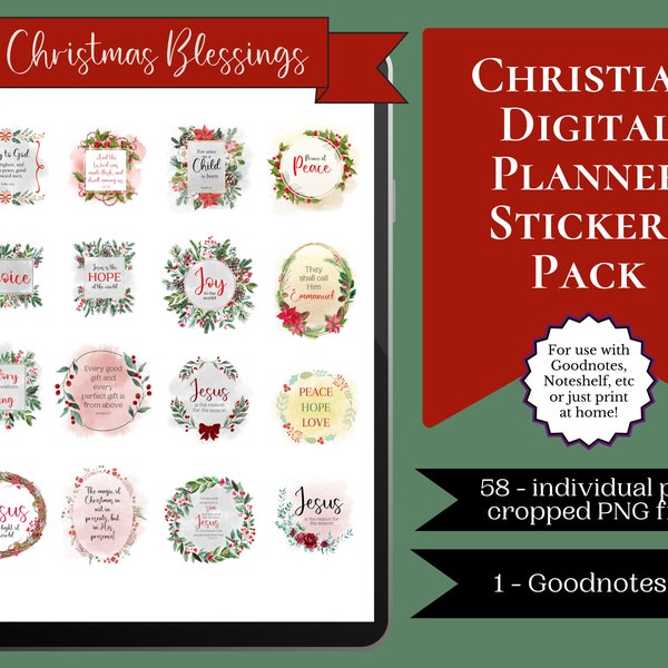 Christmas Stickers - Etsy