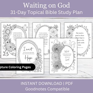Bible Study Journal Bible Reading Plan Printable Christian Digital ...