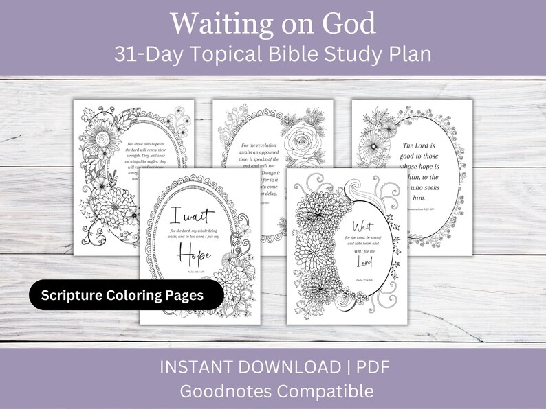 Bible Study Journal Bible Reading Plan Printable Christian Digital ...