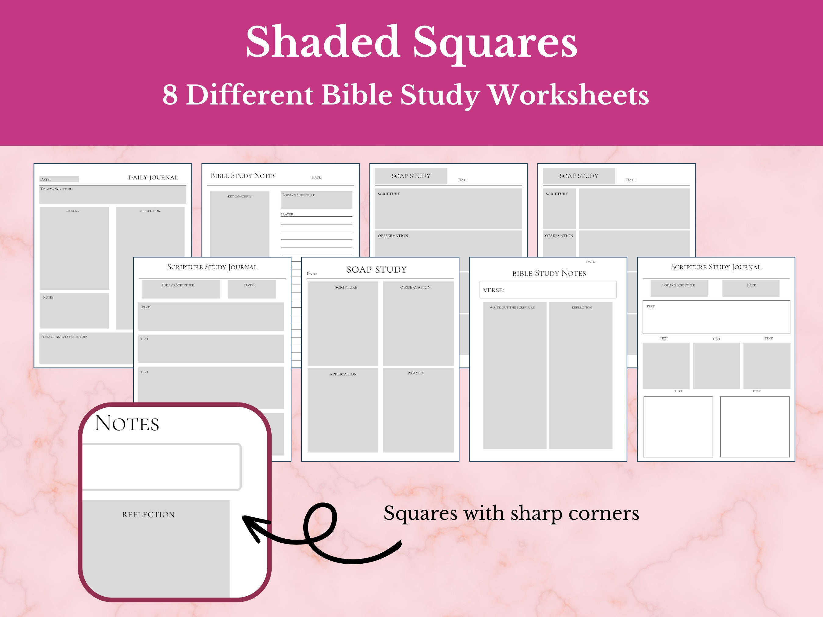 Bible Study Templates | Editable Canva Template | Bible Study ...