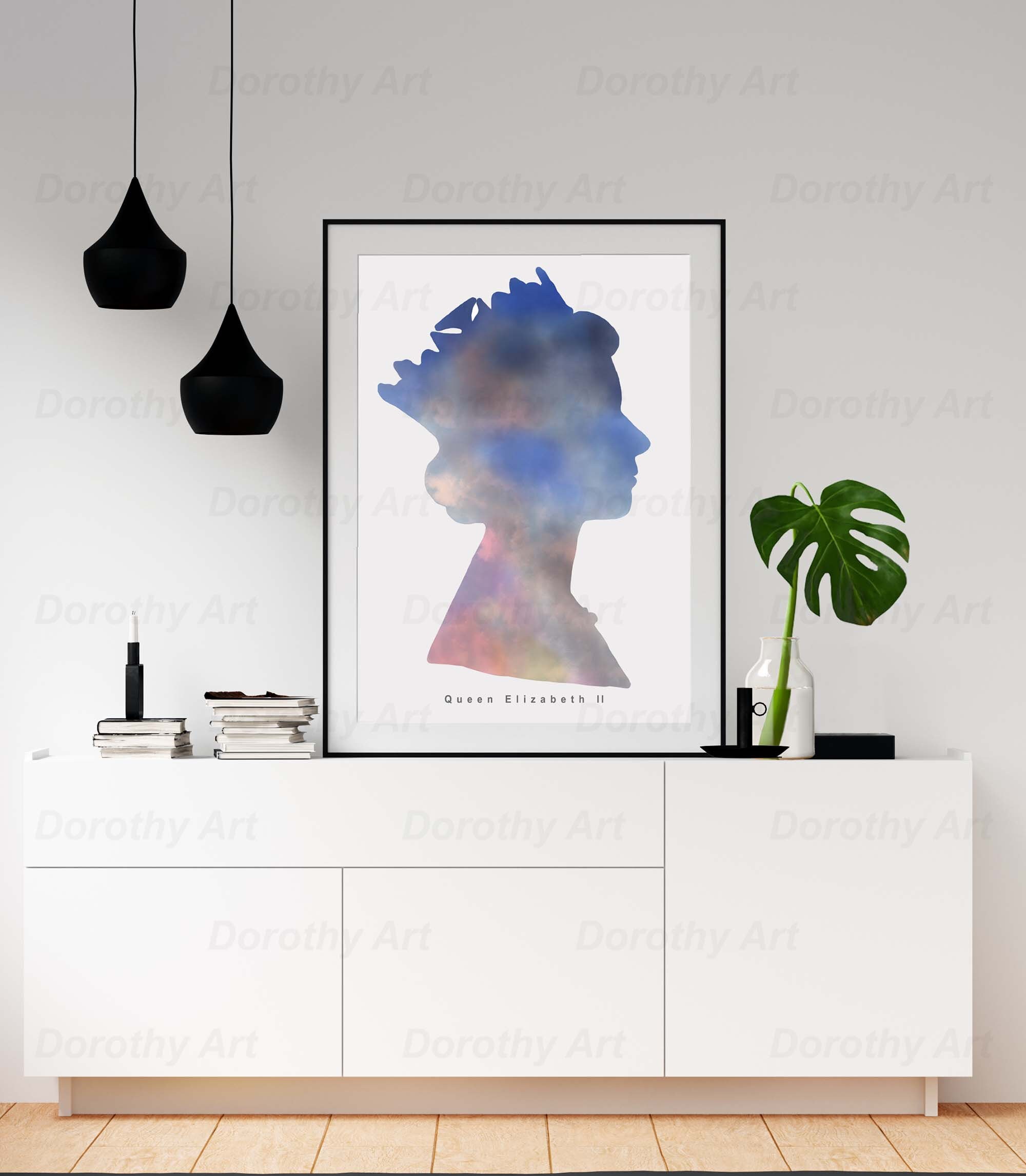 Elizabeth Memory, Elizabeth Queen Poster, Queen Elizabeth Ll Art Print ...