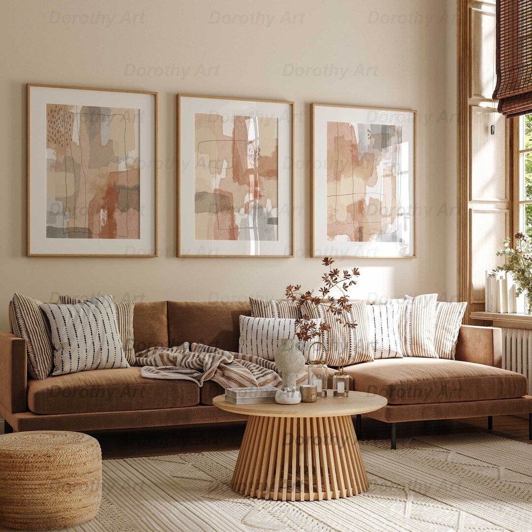 Simple Gallery Wall Set Triptych Wall Art Set of 3 - Etsy