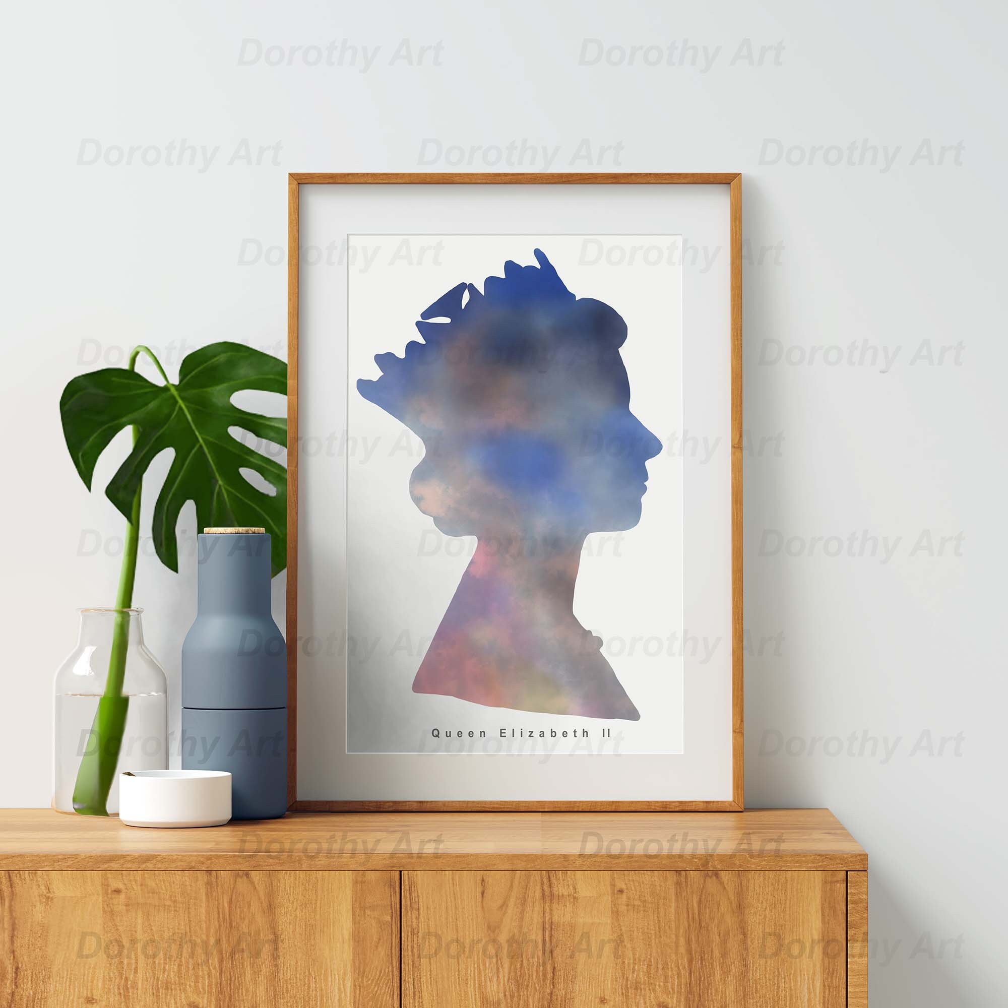 Elizabeth Memory, Elizabeth Queen Poster, Queen Elizabeth Ll Art Print ...