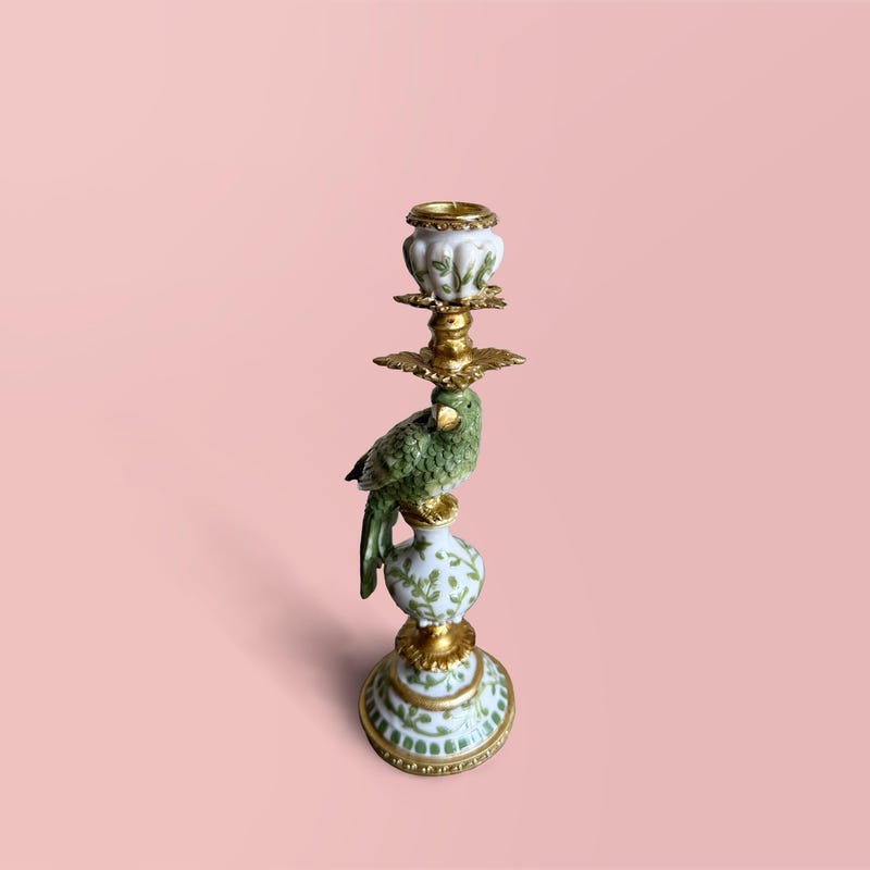Green Parrot Candle - Etsy