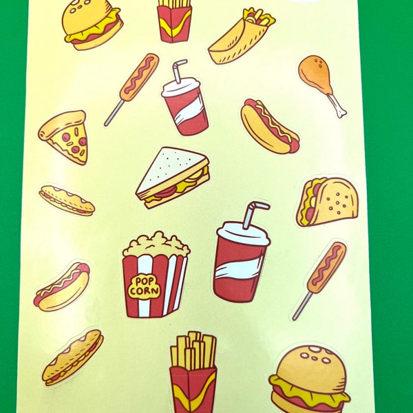 Food Stickers - Etsy