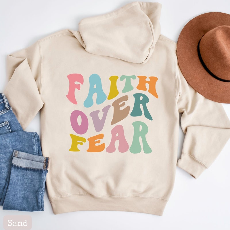 Faith Over Fear Hoodie - Etsy