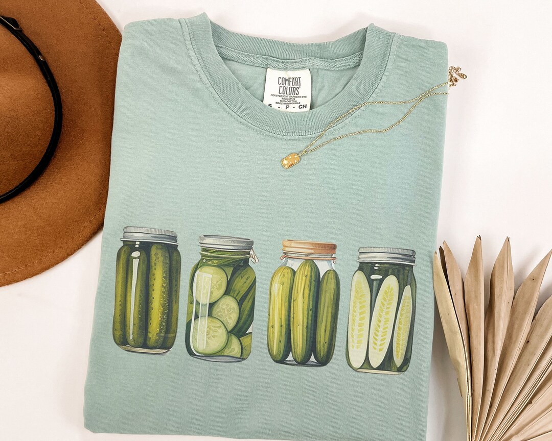 Vintage Canned Pickles Shirt, Pickle Jar Shirt, Canning Season Shirt ...