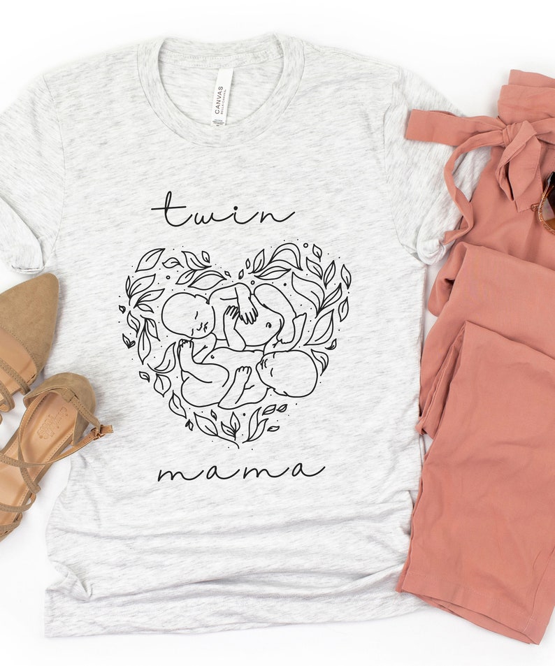 Twin Mama Shirt, Twin Mom Shirt, Twin Mama Shirt, Twin Mom Gift, Mom of ...