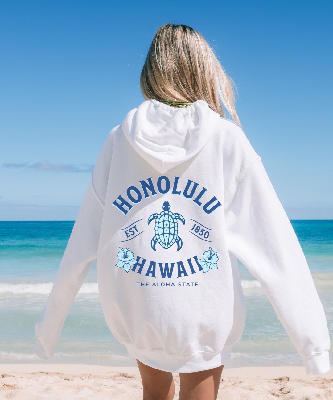 Honolulu Hawaii Hoodie, Beach Hoodie, Hawaii Hoodie, Hawaii Sweatshirt ...