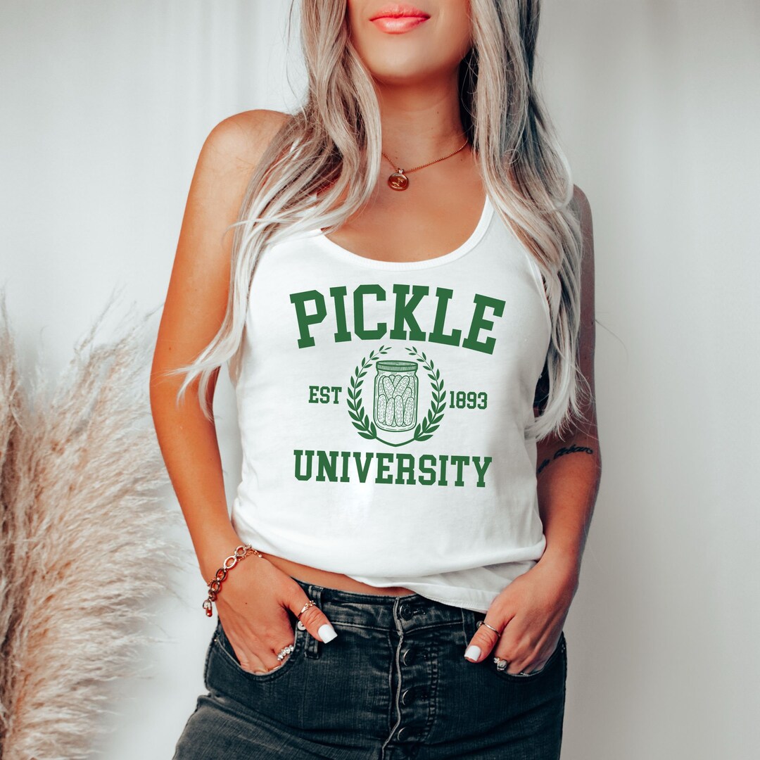 Pickle Tank Top, Pickle Lover Shirt, Funny Pickle Shirt, Vintage Pickle ...