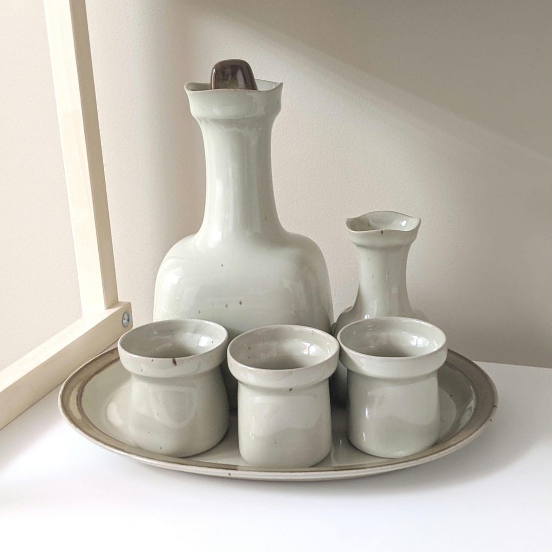 Vintage off White Ceramic Stoneware Condiment Tray by Sial Pottery ...