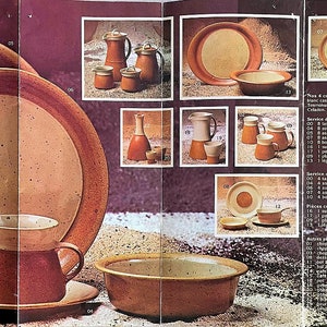 Vintage Brown Stoneware Ceramic Saucers by SIAL Pottery Quebec | SIAL ...