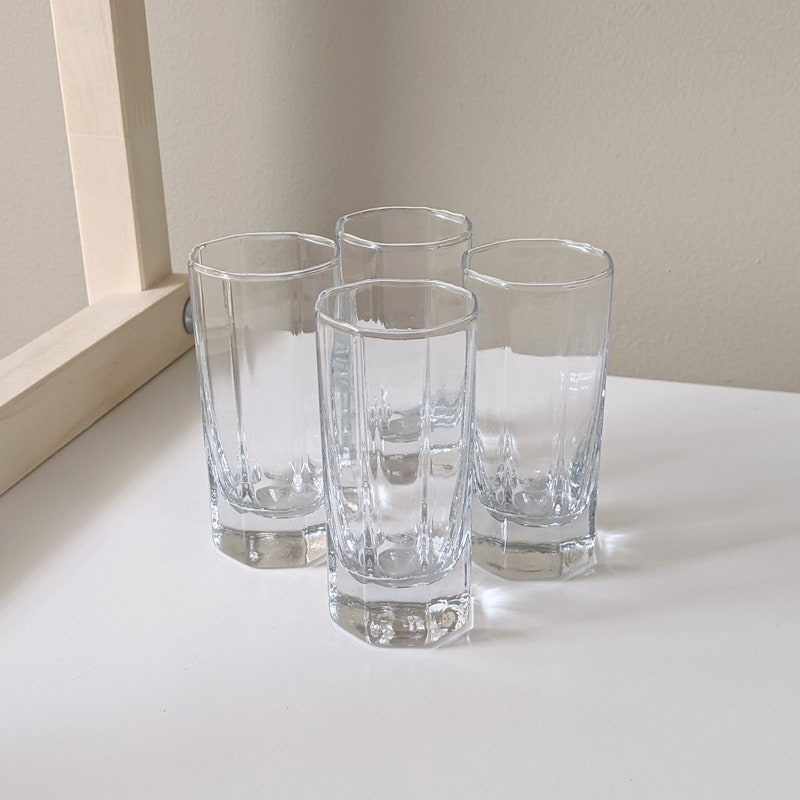 Octagon Glasses - Etsy