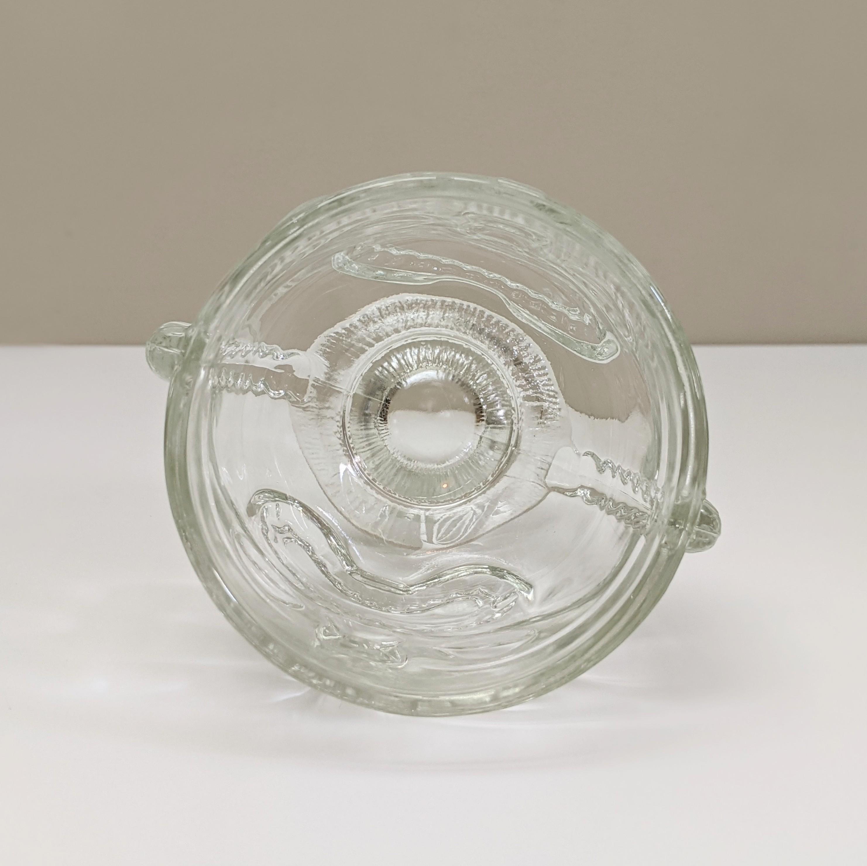 Vintage Clear Glass Two-faced Short Tiki Mug | Cocktail Mug - Etsy