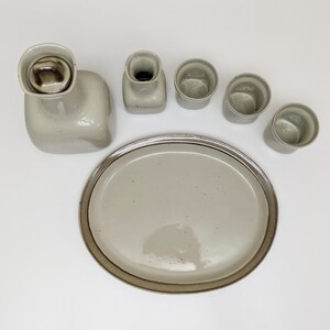 Vintage off White Ceramic Stoneware Condiment Tray by Sial Pottery ...