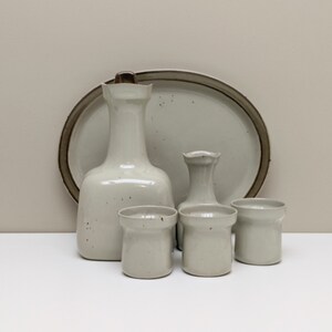 Vintage off White Ceramic Stoneware Condiment Tray by Sial Pottery ...