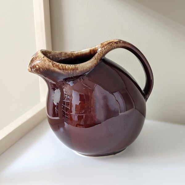 Brown Drip Pottery - Etsy
