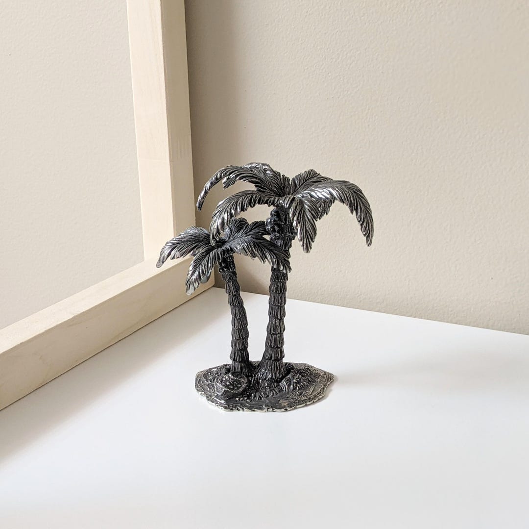 Vintage Danforth Pewter Palm Tree Figurine Handcrafted Nativity ...
