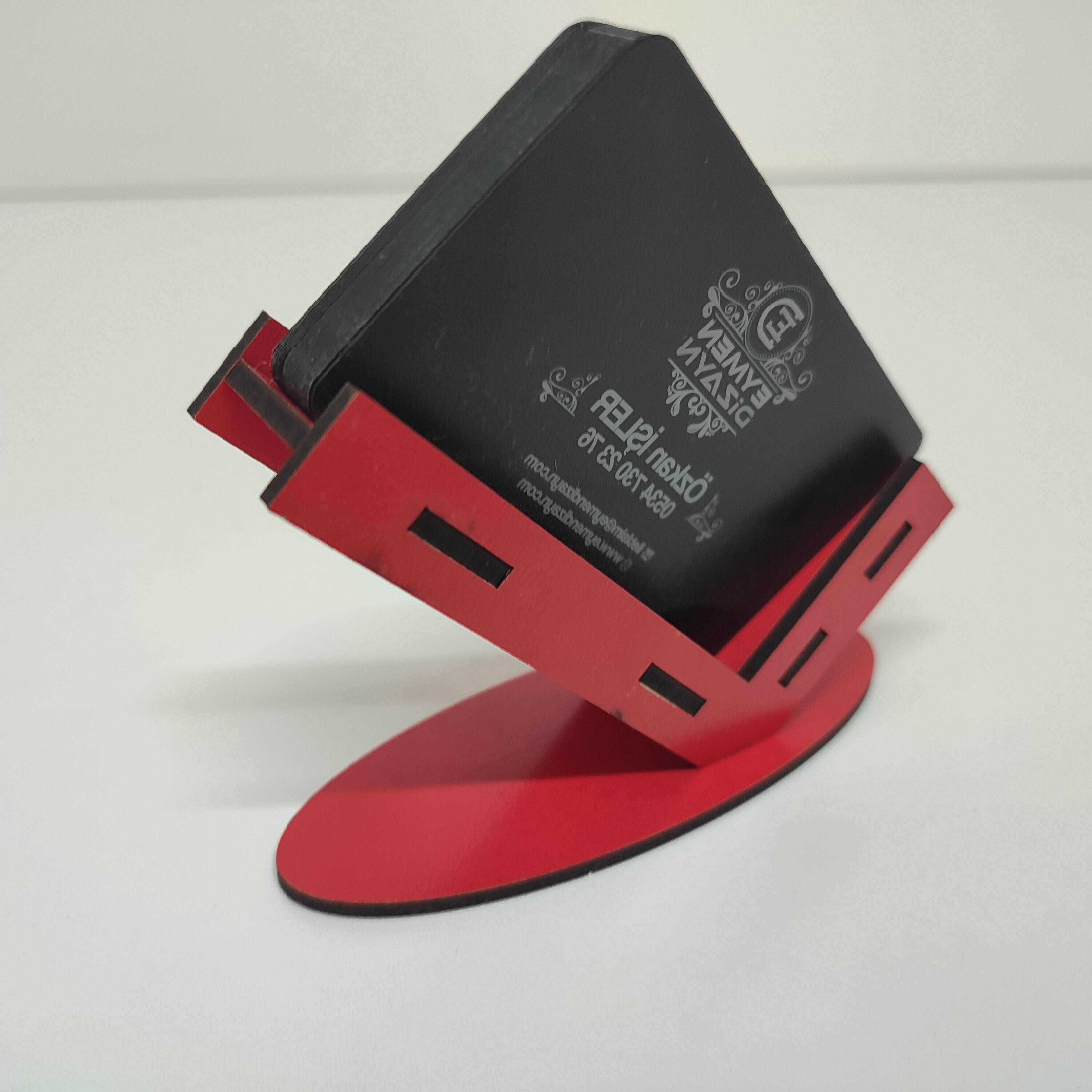 Planos de porta tarjetas de presentación cortados con láser CNC: madera ...