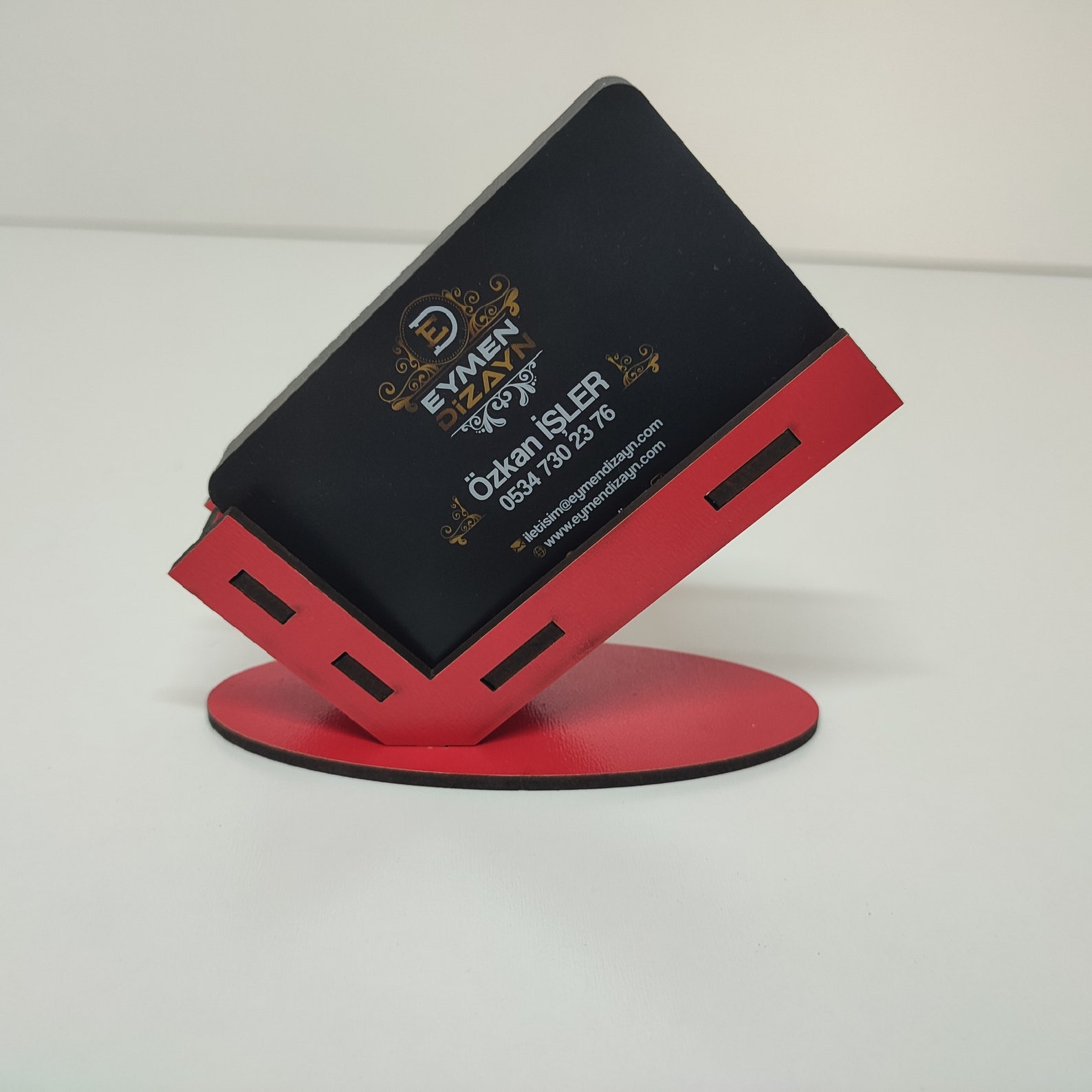 CNC Laser Cut Business Card Holder Plans: 3mm Plywood (digital Files ...