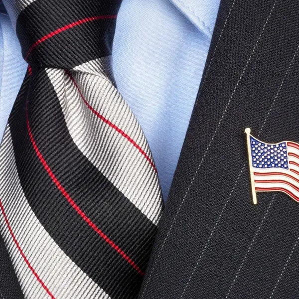American Flag Lapel Pins - Etsy