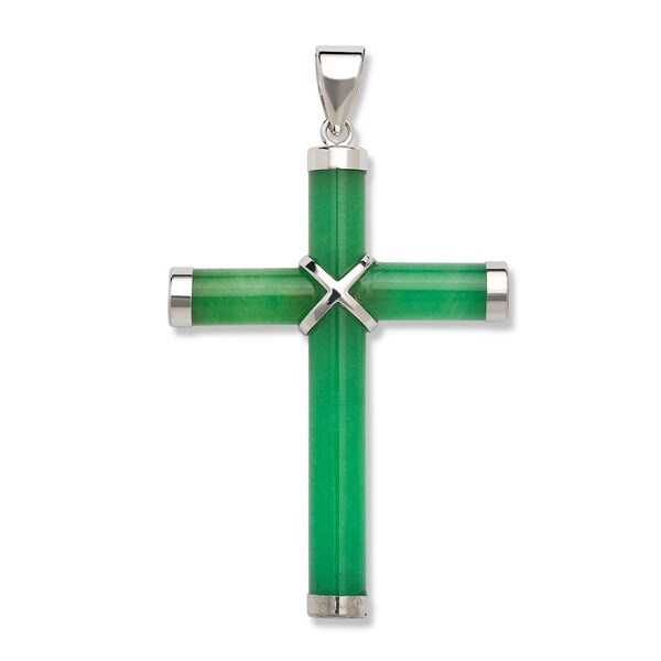 Mens Jade Cross Pendant - Etsy