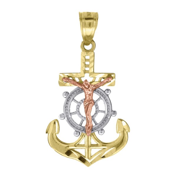 Cross Anchor Necklace Men - Etsy