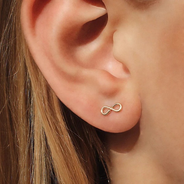 White Gold Infinity - Etsy