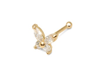 Butterfly Nose Ring - Etsy