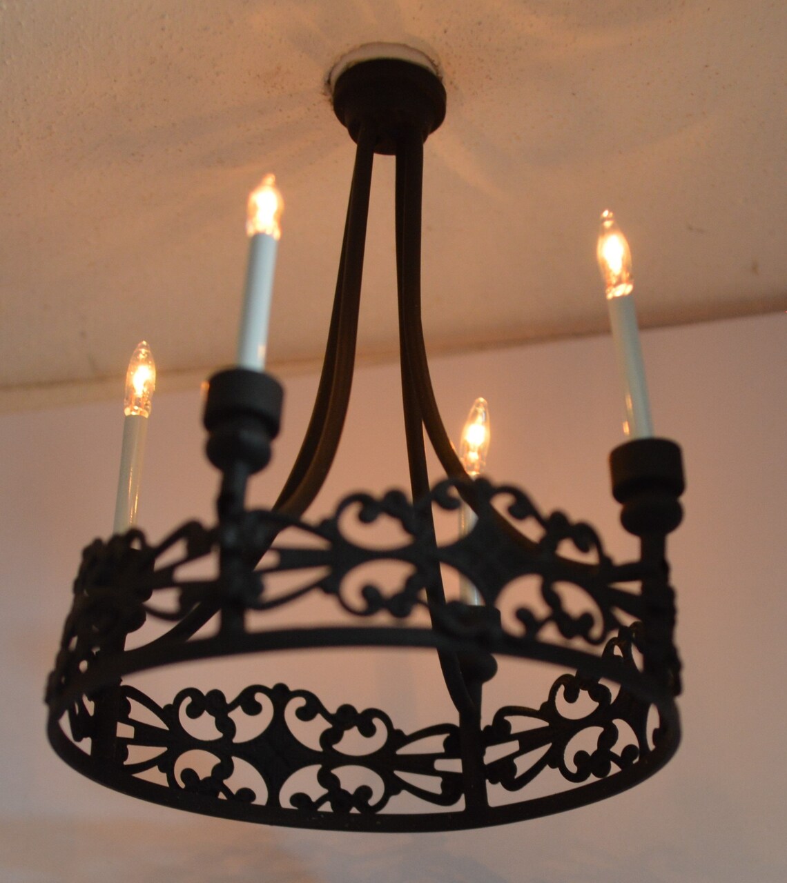 Robert Stubbs 1/12 Scale Chandelier 4 Candles Wired 12 V for - Etsy