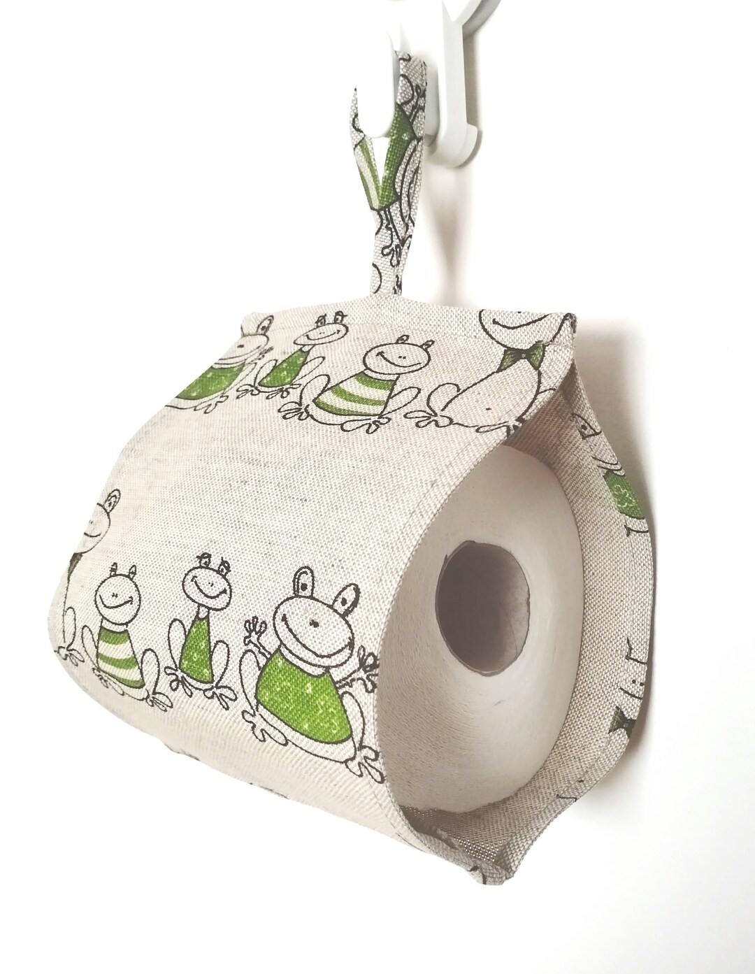Frog Roll Holder, Linen Toilet Paper Holder, Hobbyist Gift - Etsy