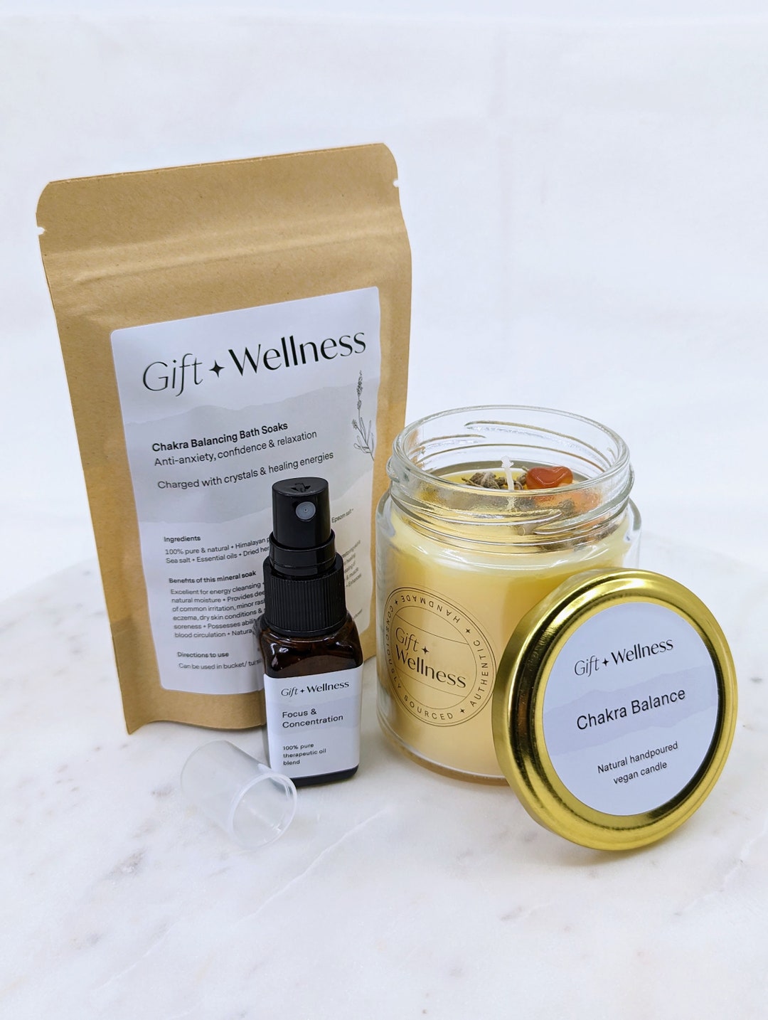 Chakra Balancing Kit for Grounding, Release of Imbalance From Chakras ...