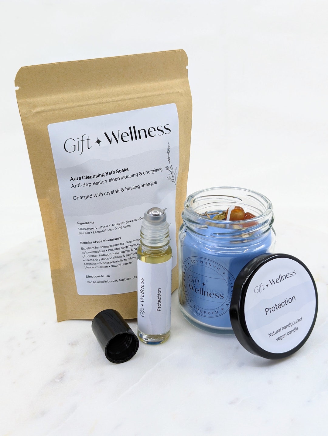 Negativity Release Kit for Protection, Aura Cleansing, Energy Balance ...