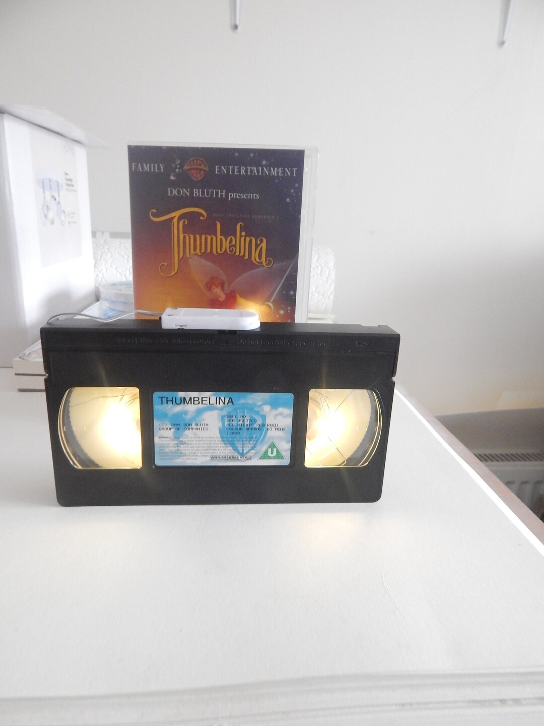 A Desk Light Made Out of a VHS Tape. - Etsy