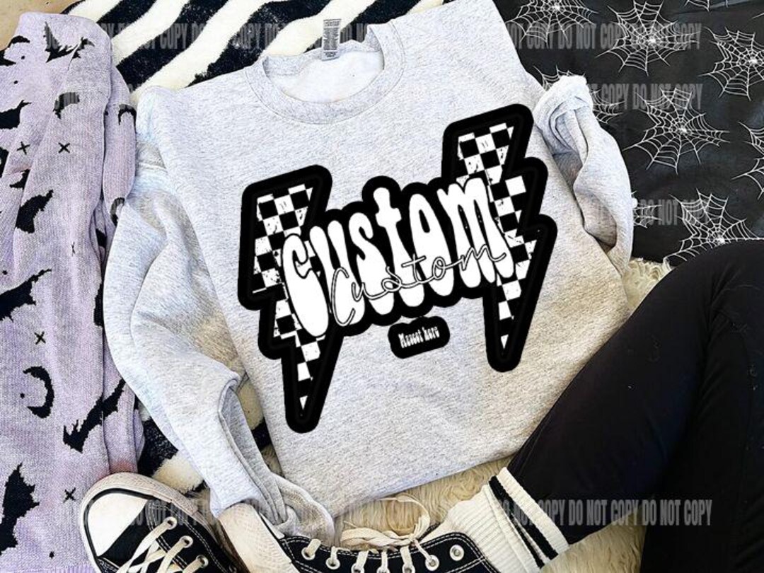 CUSTOM GROOVY CHECK School Spirit/nfl Listing - Etsy