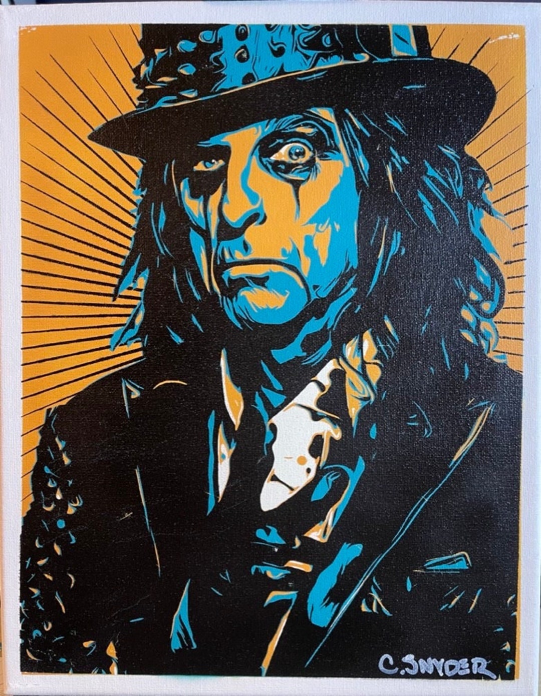 Alice Cooper - Pop Art Painting (print) - Etsy
