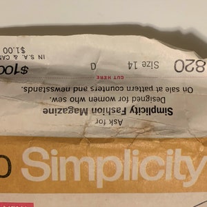 Simplicity Pattern # 9820 Misses Pants and Hip Hugger Bell Bottoms - Etsy