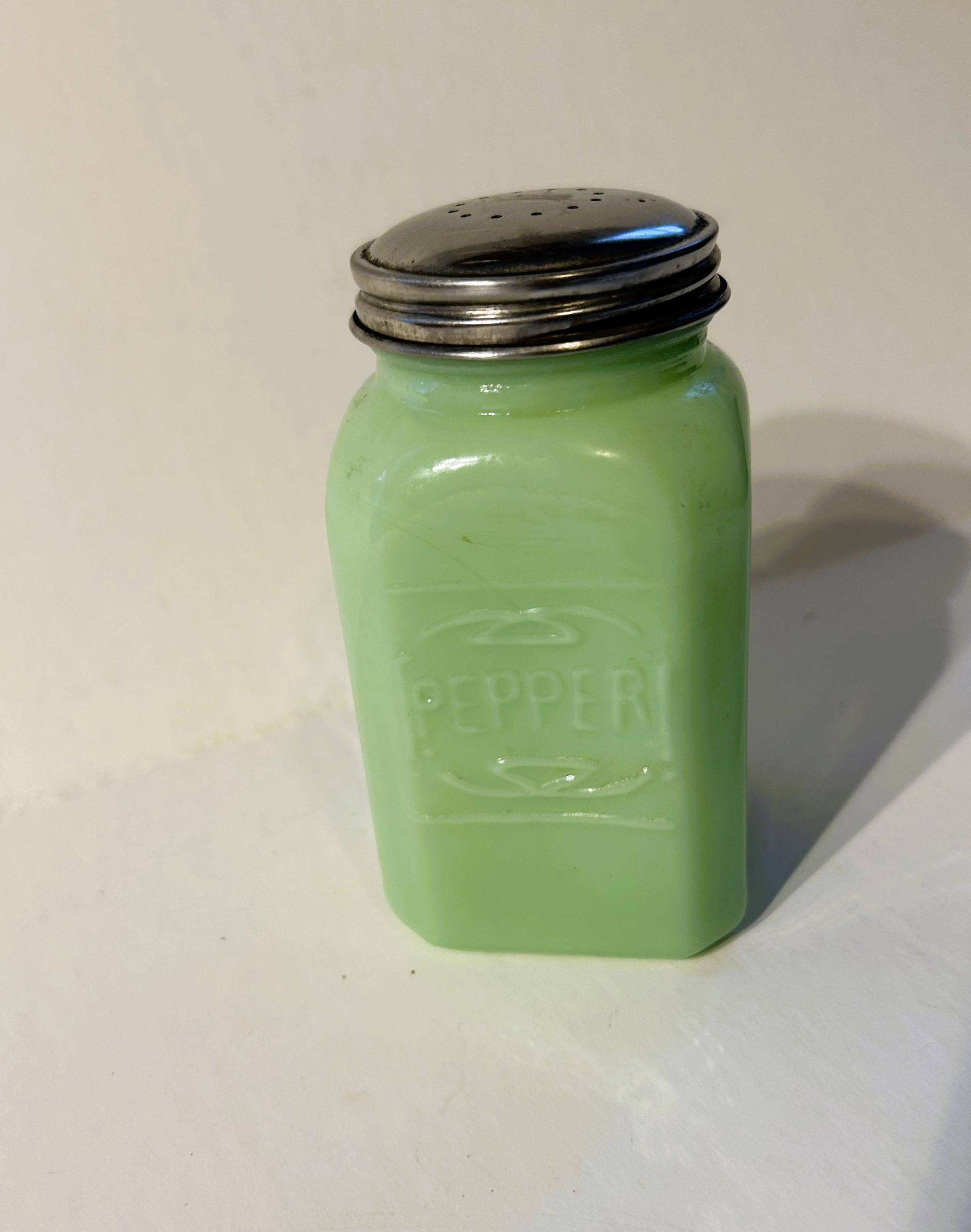 Jadeite Reproduction Pepper Shaker - Etsy