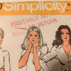 Simplicity Pattern # 9820 Misses Pants and Hip Hugger Bell Bottoms - Etsy
