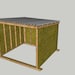 Small Animal Shelter Plan-three Sided Shelter Plan for Pigs, Goats or ...