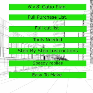 Catio Plans - Cat House Plan 6×8 - Etsy