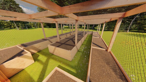 STORMIE 20 Ft Stormproof Polytunnel Greenhouse High Tunnel Wood Framed ...