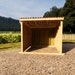 Small Animal Shelter Plan-three Sided Shelter Plan for Pigs, Goats or ...