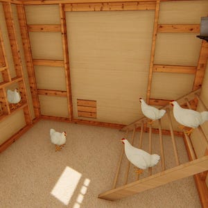 DIY Chicken Coop Plans With Run: Large Coop for 24-30 Chickens (PDF ...
