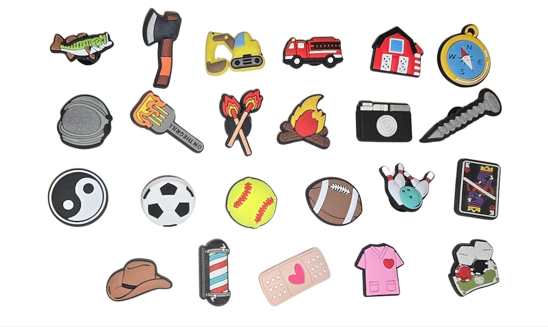 Hobbies Occupations Sports and Interests Shoe Charms - Etsy