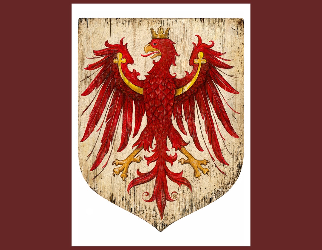 TIROLER ADLER - Art Print Coat of Arms Tyrol - Etsy