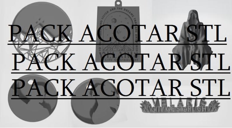 ACOTAR - STL Pack - Etsy