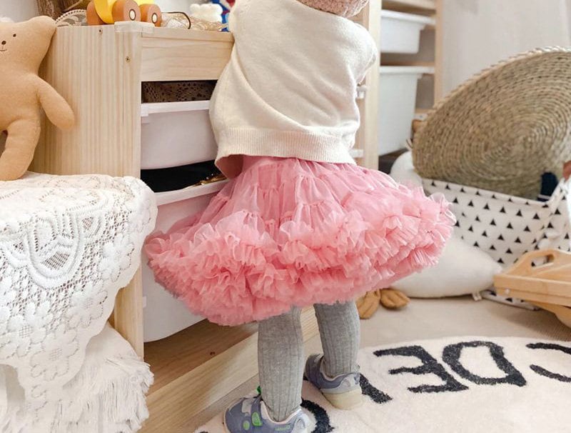 Pink Tulle Girl's Petticoats,princess Girls Petticoat, Girls Party ...