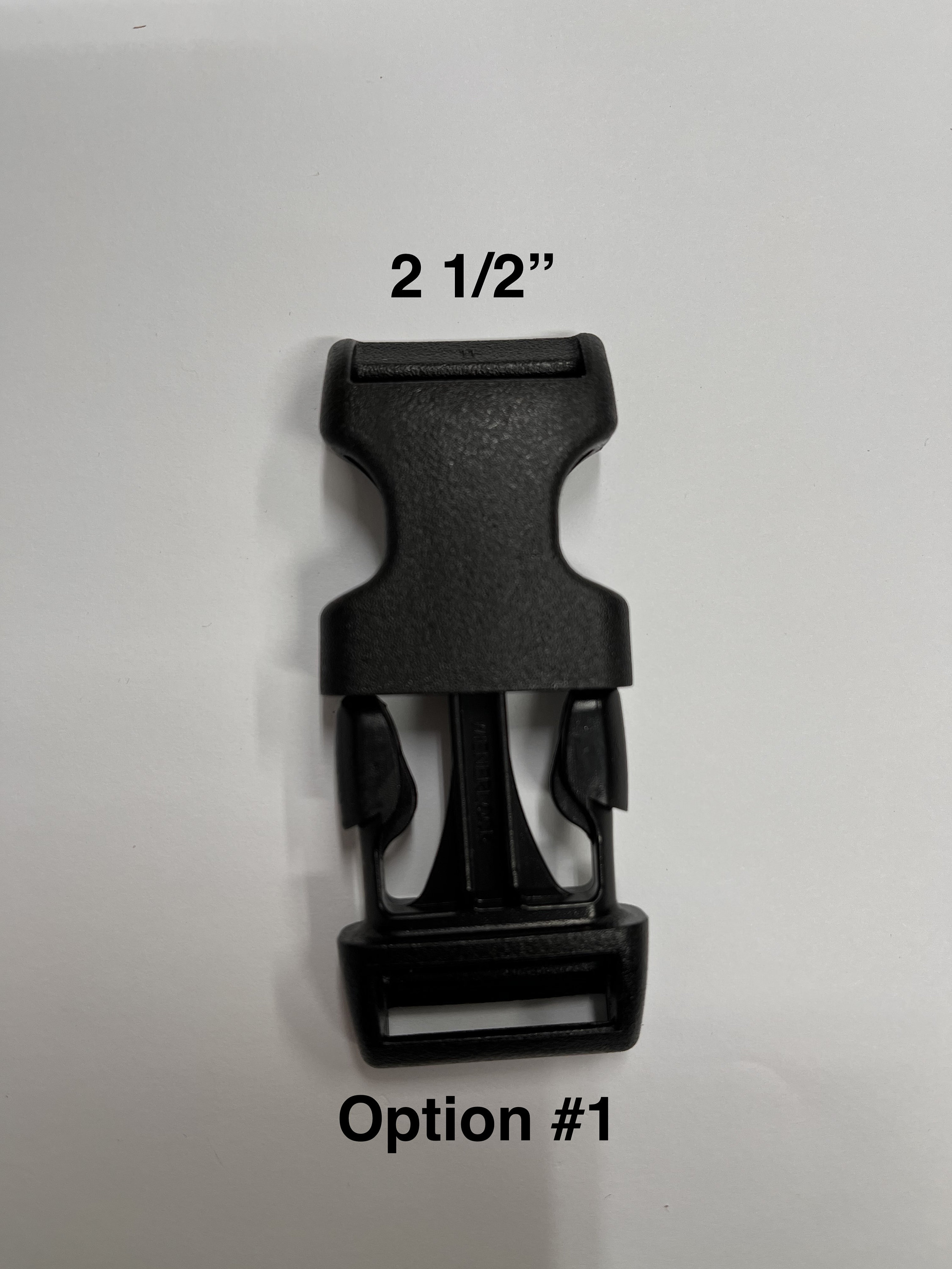 Black Duraflex Plastic Buckles and Sliders for Pet Collars, Backpacks ...