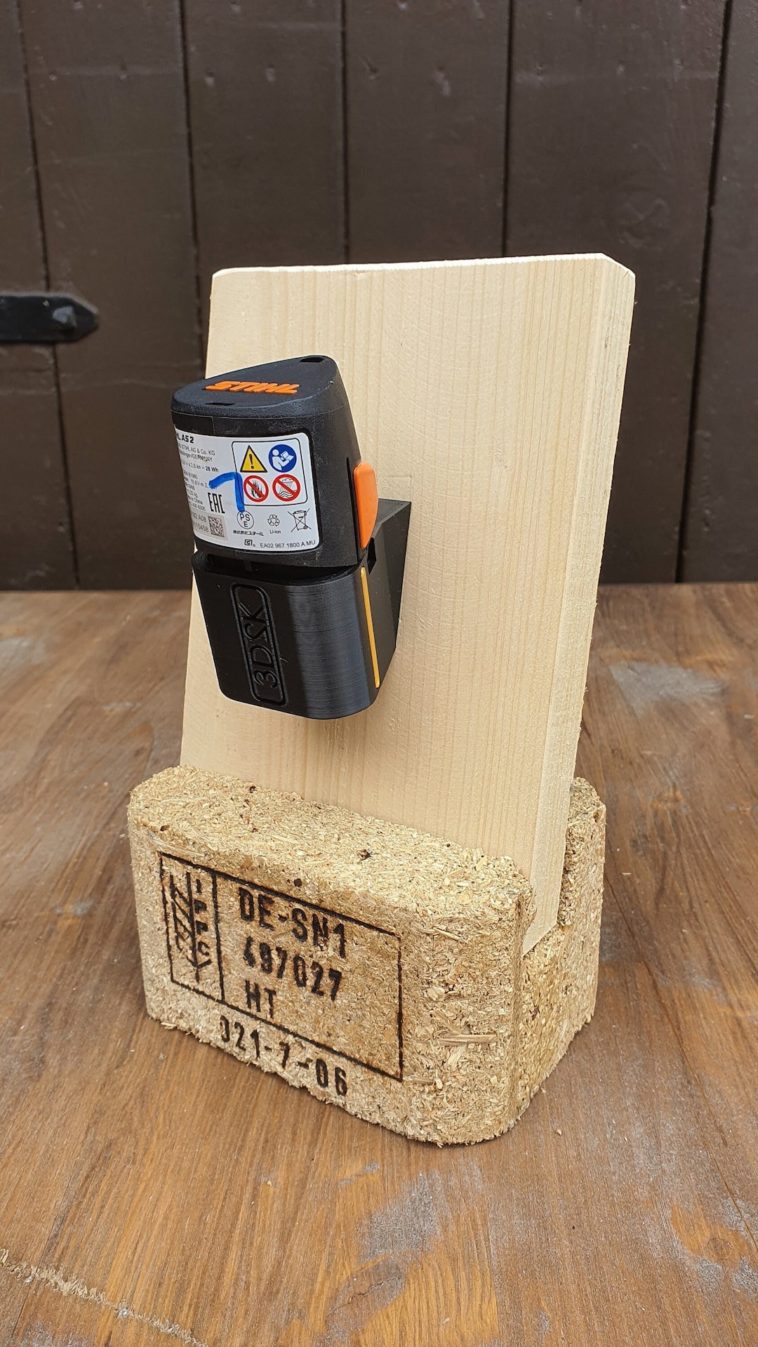 Battery Holder Stihl AS2 12V Wall Mount Wall Mounting 3D Printing ...